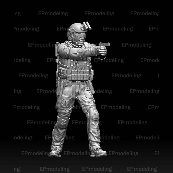 3D Printable US RANGER SOLDIER by Dmitry Tishchenkov