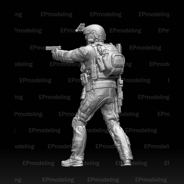 3D Printable US RANGER SOLDIER by Dmitrii Tishchenkov