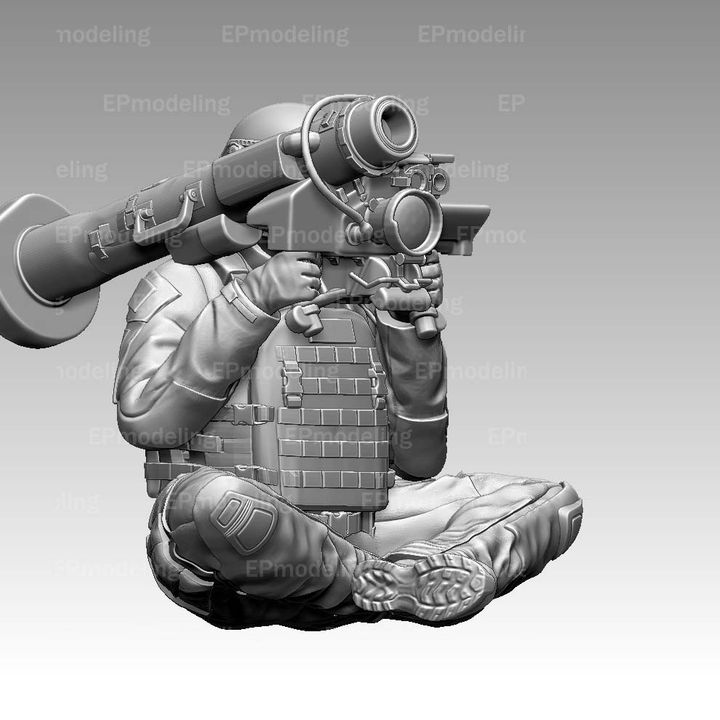 3D Printable US RANGER SOLDIER by Dmitry Tishchenkov