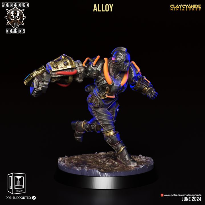 3D Printable Alloy by Clay Cyanide Miniatures