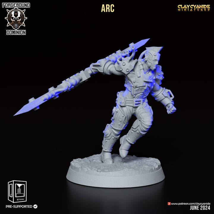 3D Printable Arc by Clay Cyanide Miniatures