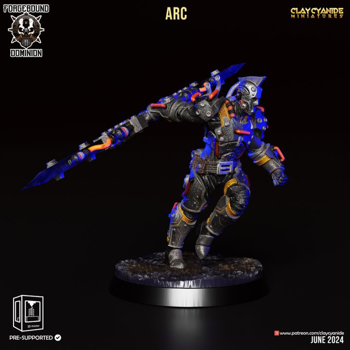3D Printable Arc by Clay Cyanide Miniatures