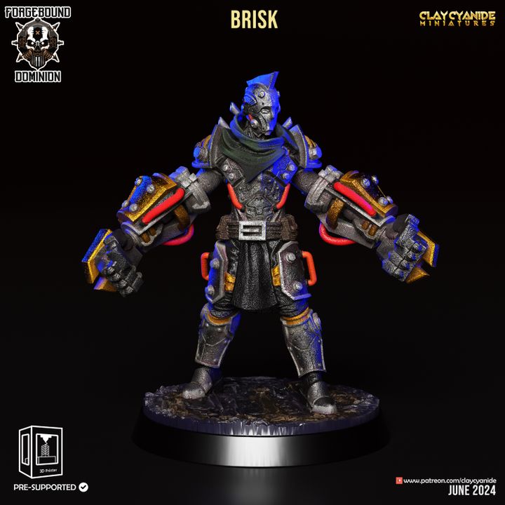 3D Printable Brisk by Clay Cyanide Miniatures