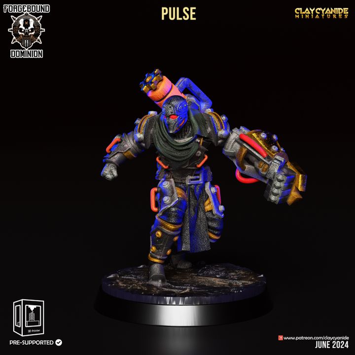 3D Printable Pulse by Clay Cyanide Miniatures