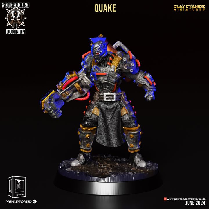 3D Printable Quake by Clay Cyanide Miniatures