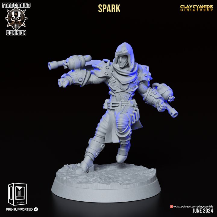3D Printable Spark by Clay Cyanide Miniatures