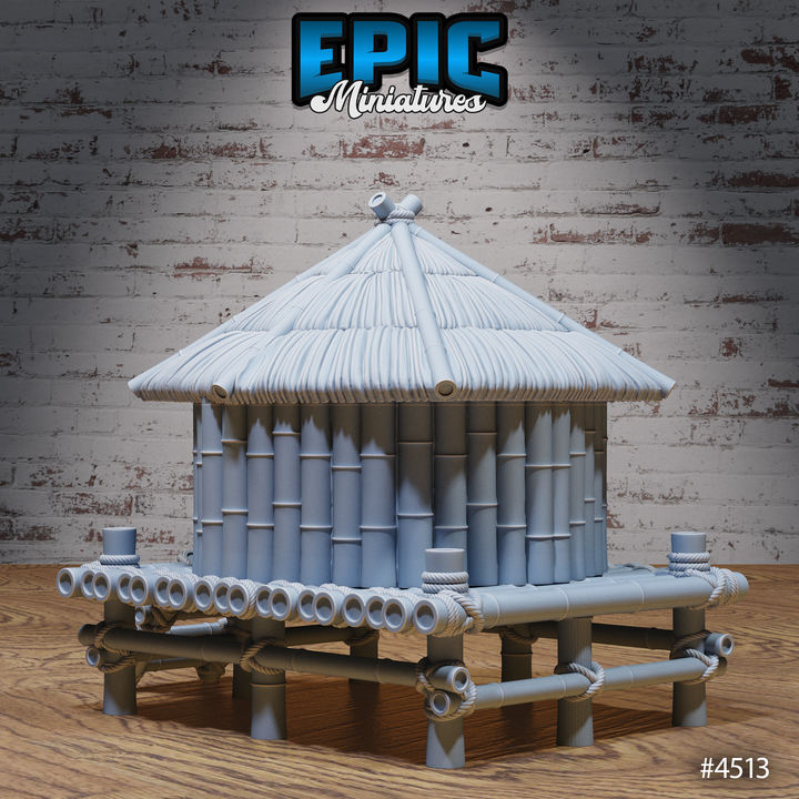 3D Printable Safari Building / Tribal House Buildings / Forgotten ...