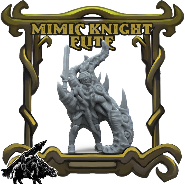 3D Printable Mimic Knight elite by RocketPigGames