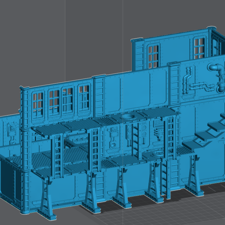 3D Printable Bismuth Vaults Kit by Print Minis