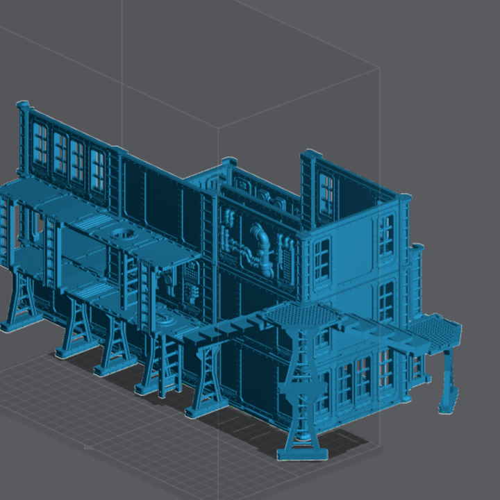 3D Printable Bismuth Vaults Kit by Print Minis