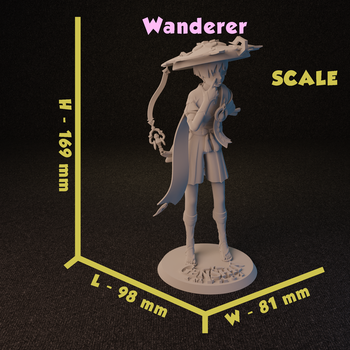 3D Printable Wanderer boy by FunserviceSTL