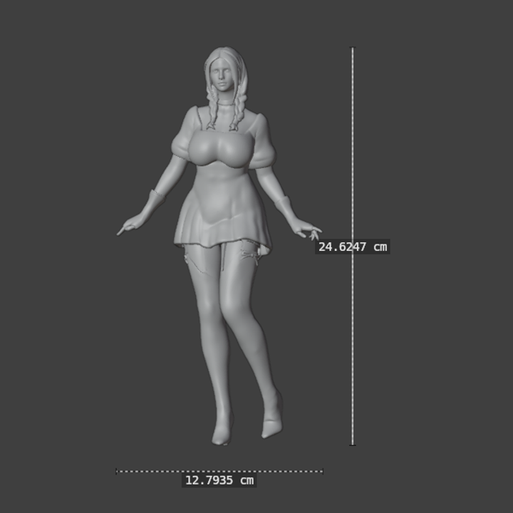 3D Printable FIGURE "GRACEFUL EFFIGY" by Diego