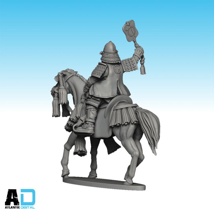 3D Printable Samurai Yari Cavalry by Wargames Atlantic