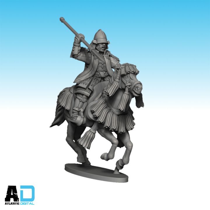 3D Printable Samurai Yari Cavalry by Wargames Atlantic