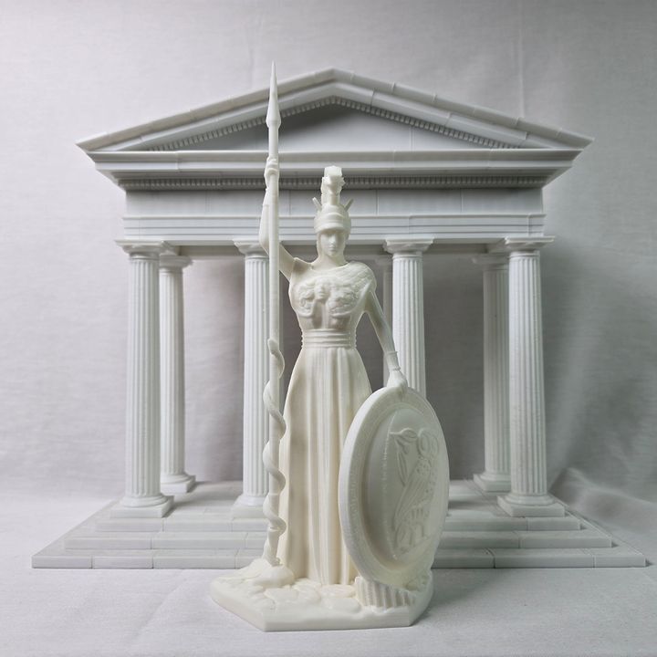 3D Printable Athena Statue by BlueSand3D