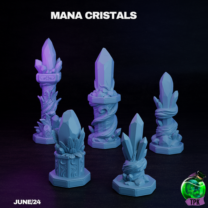 3D Printable Mana Cristals by TPK Lab