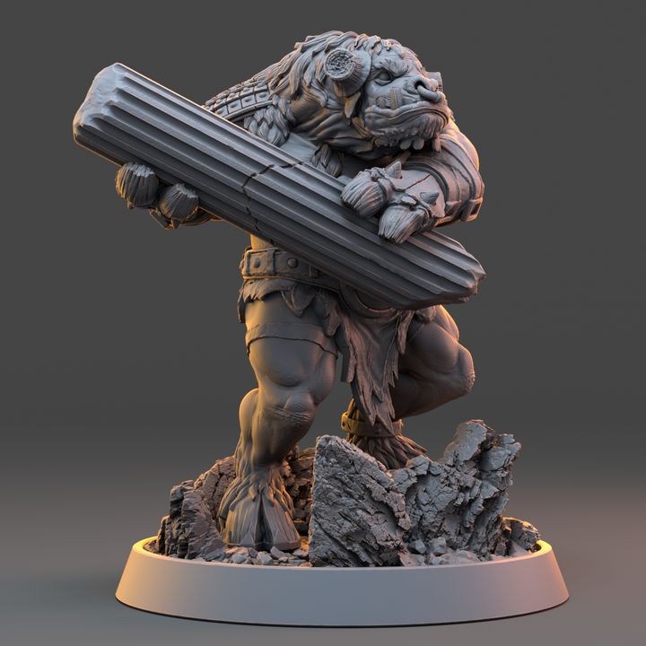 3D Printable Balgar Doomcaller - The Ironmane Minotaurs of Emberhold by ...