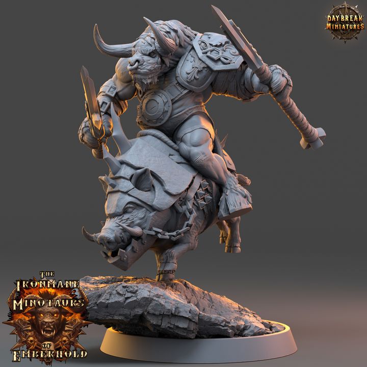 3D Printable The Ironmane Minotaurs of Emberhold - COMPLETE PACK by ...