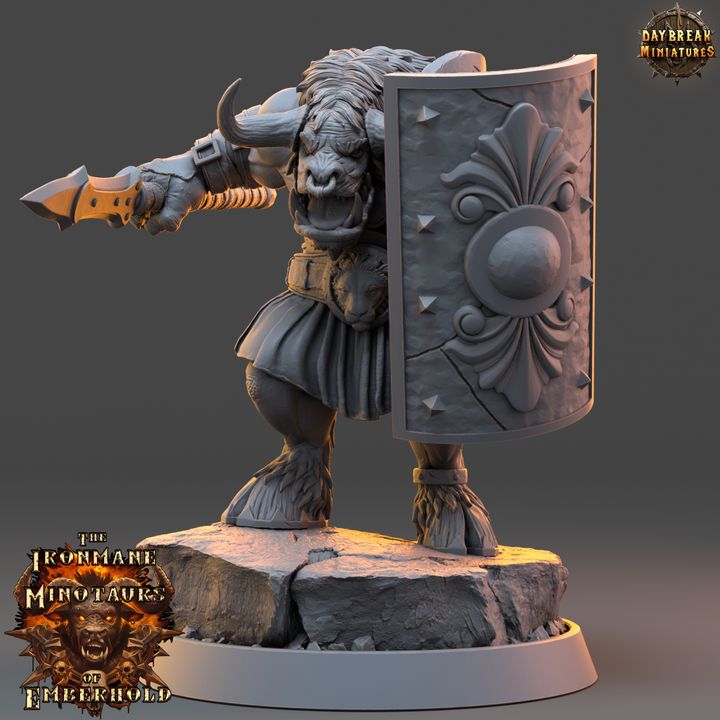 3D Printable The Ironmane Minotaurs of Emberhold - COMPLETE PACK by ...