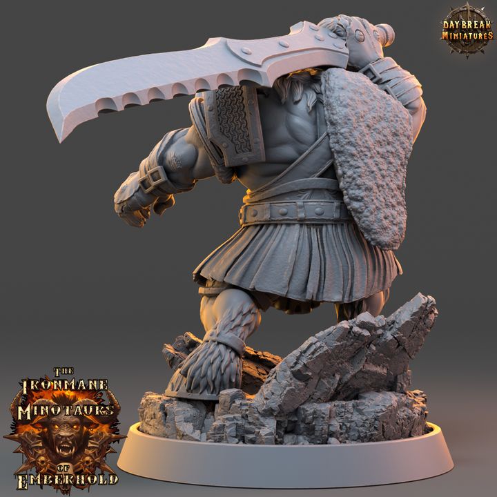 3D Printable Zorath Hellbane - The Ironmane Minotaurs of Emberhold by ...