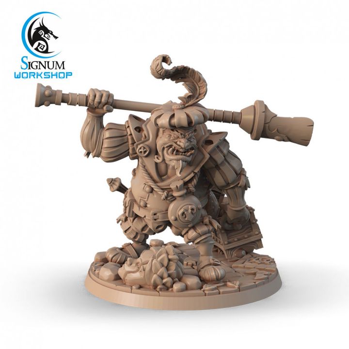 3D Printable Ogre Cannoneers set by Signum Workshop