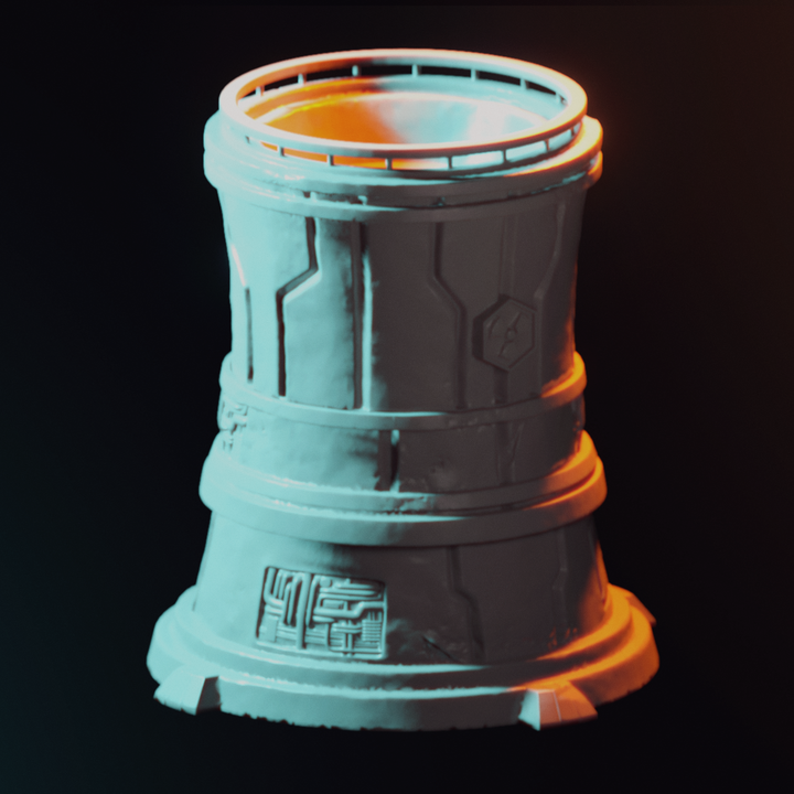 3D Printable Nuke Tower - S01E01 by Metal Quest