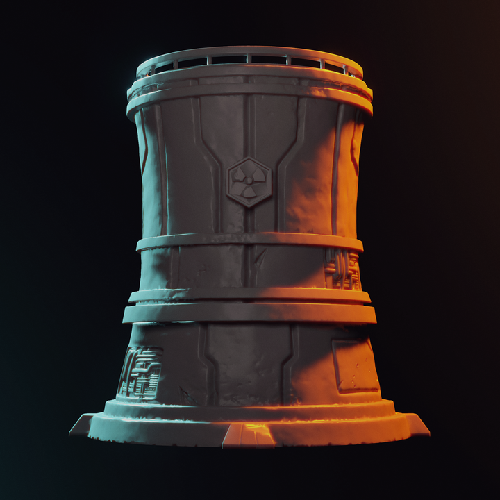 3D Printable Nuke Tower - S01E01 by Metal Quest