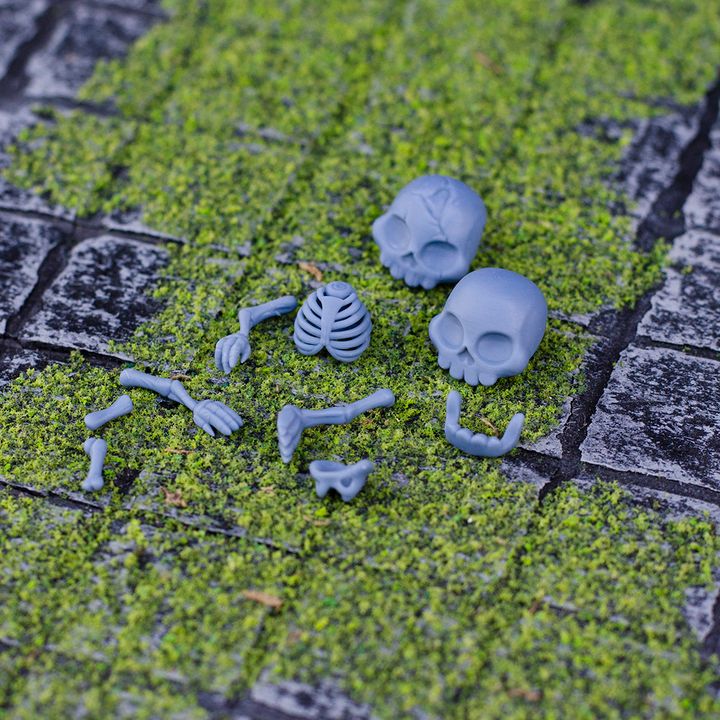 3D Printable Skeleton Crew Expansion! 3 Unique Skeletons + Disassembled ...