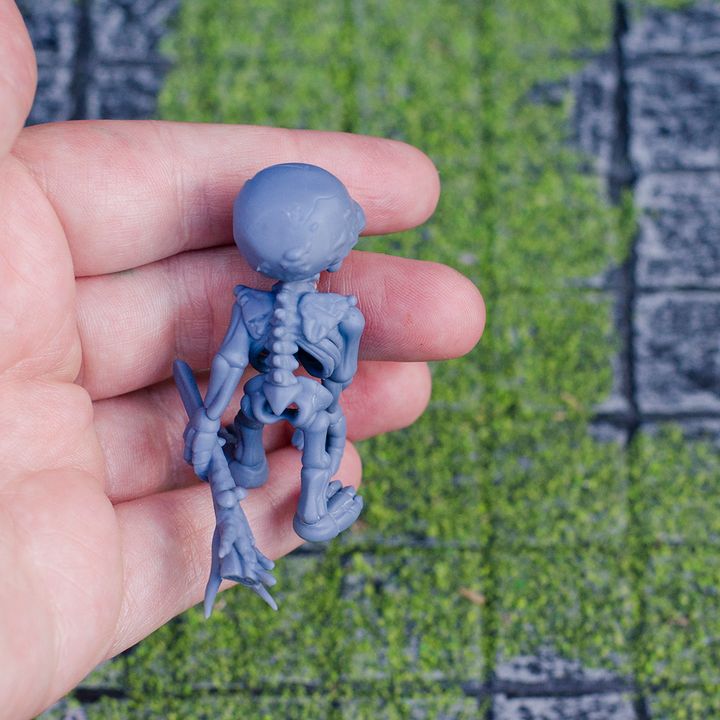 3D Printable Hulking Undead - 3-Pack of Tusked Cave Skeletons by Found ...