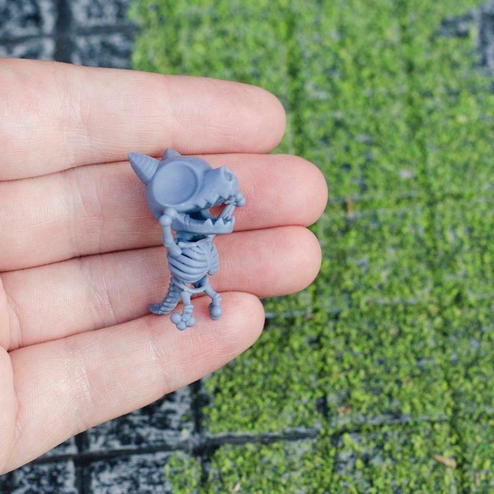 3D Printable Spooky Skeleton Kobolds - 4 Little Guys for your dungeon ...