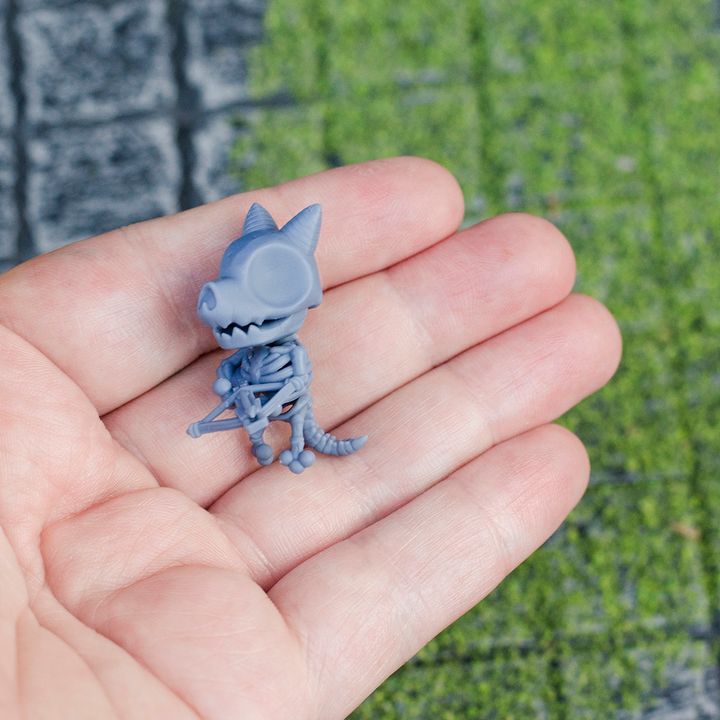 3D Printable Spooky Skeleton Kobolds - 4 Little Guys for your dungeon ...