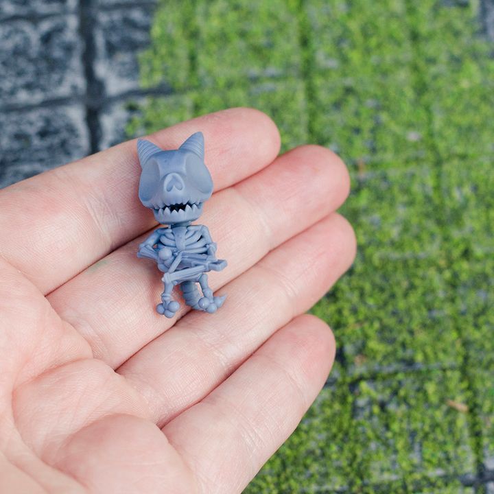 3D Printable Spooky Skeleton Kobolds - 4 Little Guys for your dungeon ...