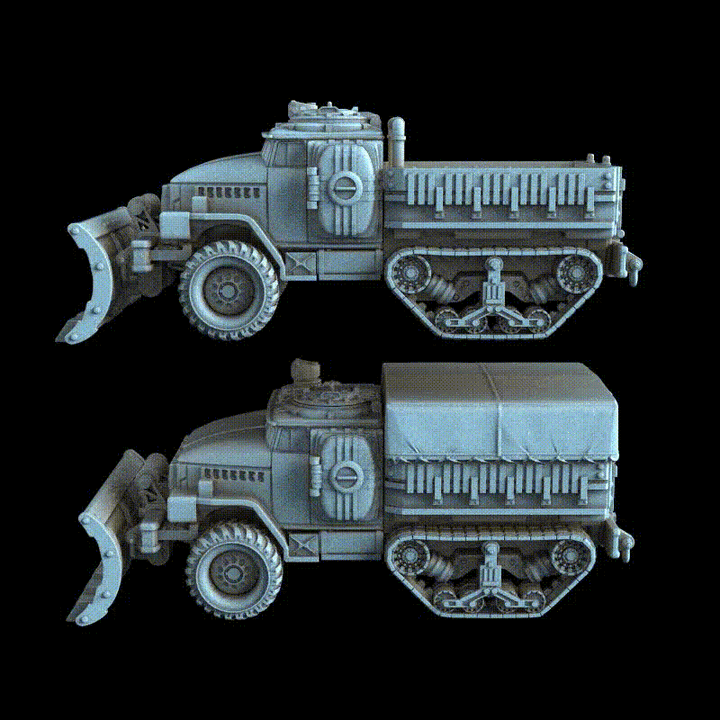 3D Printable MINOTAUR - HALF TRACK Conversion by Adam Rodgers