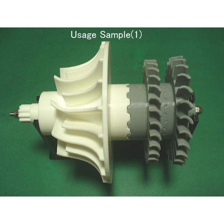 3D Printable Jet Engine Compornent: Curvic(R) Coupling by Motoo Kondo