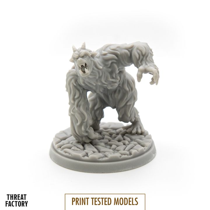 3D Printable Yeti: female by Threat Factory