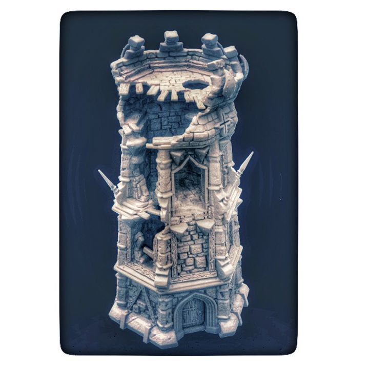 3D Printable Tower - Aetherium by Fabio