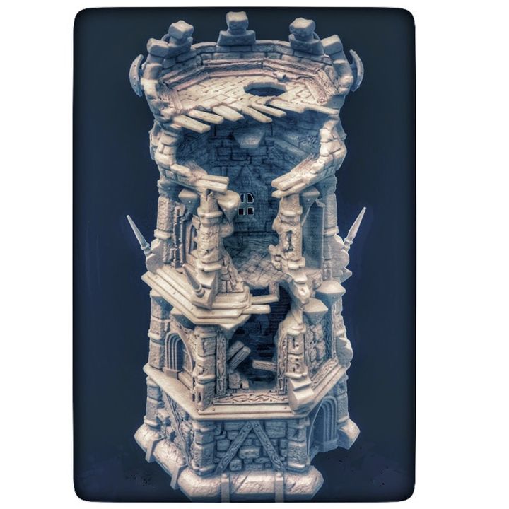 3D Printable Tower - Aetherium by Fabio