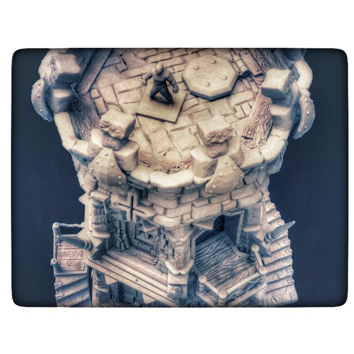 3D Printable Tower - Aetherium by Fabio