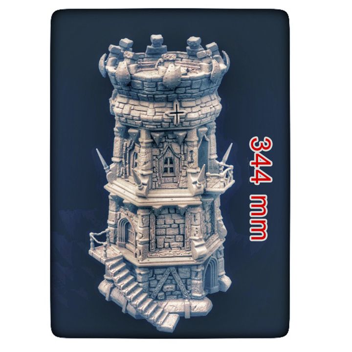 3D Printable Tower - Aetherium by Fabio