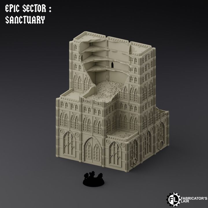 3D Printable Epic-scale Grimdark Gothic Buildings - Set #3 by ...