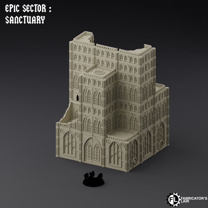3D Printable Epic-scale Grimdark Gothic Buildings - Set #3 by ...
