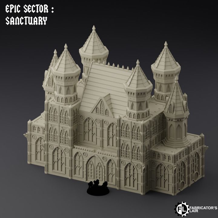 3D Printable Epic-scale Grimdark Gothic Buildings - Set #3 by ...