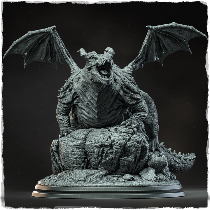 3D Printable Bloatwing, the Fat Dragon by Evox Arts