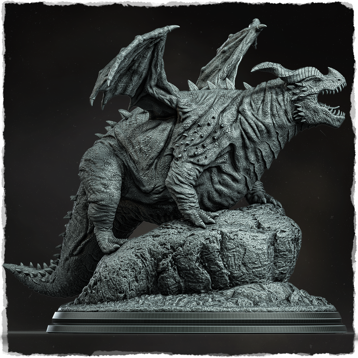 3D Printable Bloatwing, the Fat Dragon by Evox Arts
