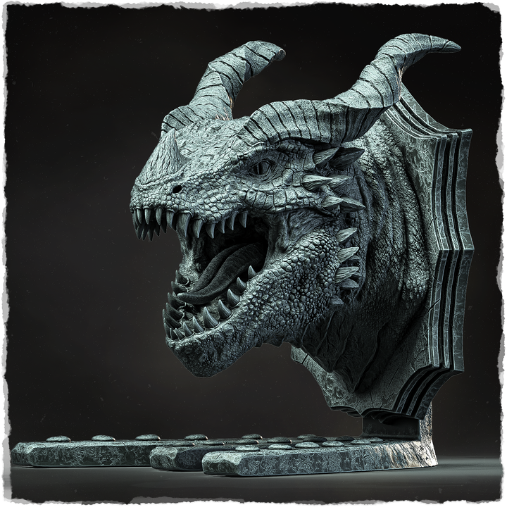 3D Printable Bloatwing head trophy by Evox Arts