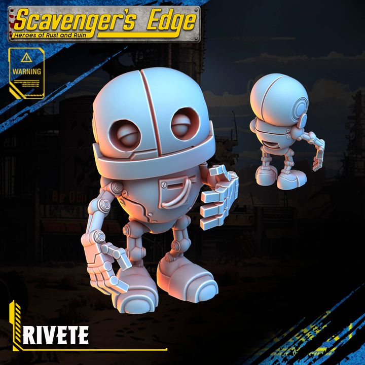 3D Printable rivet by Heroes and Beasts