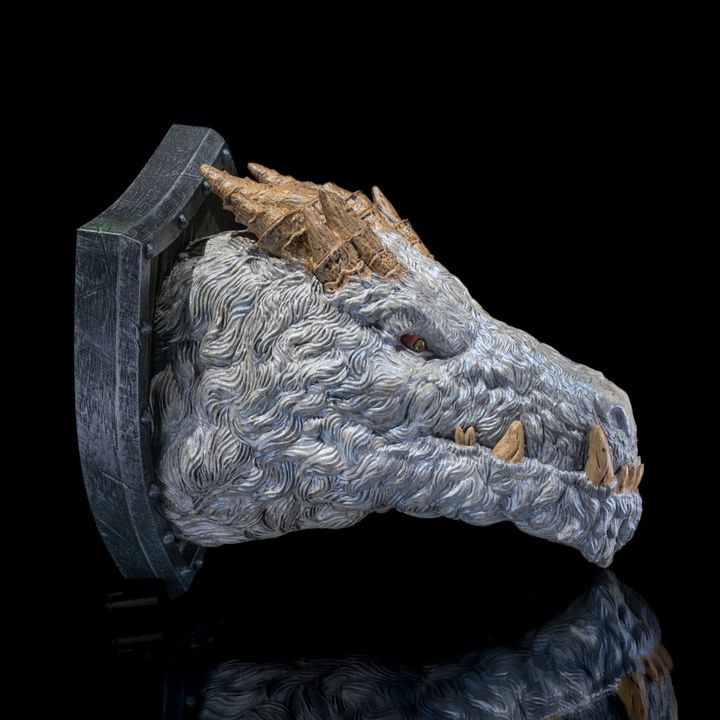 3D Printable Polar Dragon Trophy by Stlflix