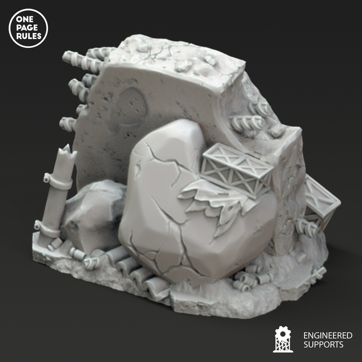 3D Printable Urban Small Terrain by One Page Rules