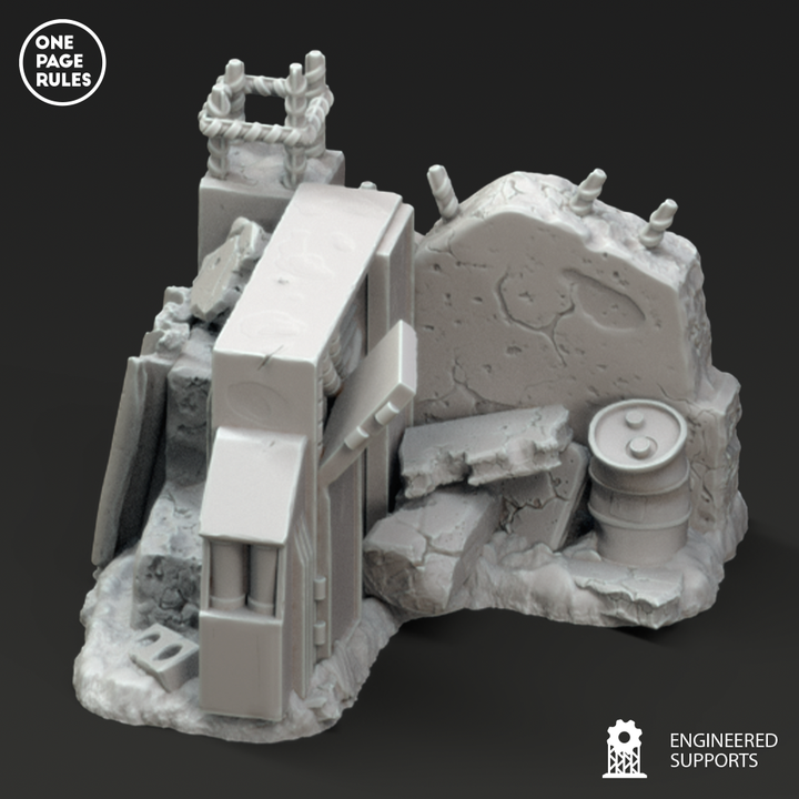3D Printable Urban Small Terrain by One Page Rules