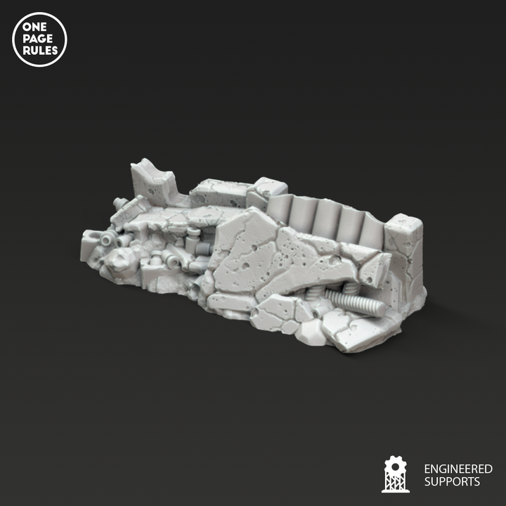 3D Printable Urban Small Terrain by One Page Rules